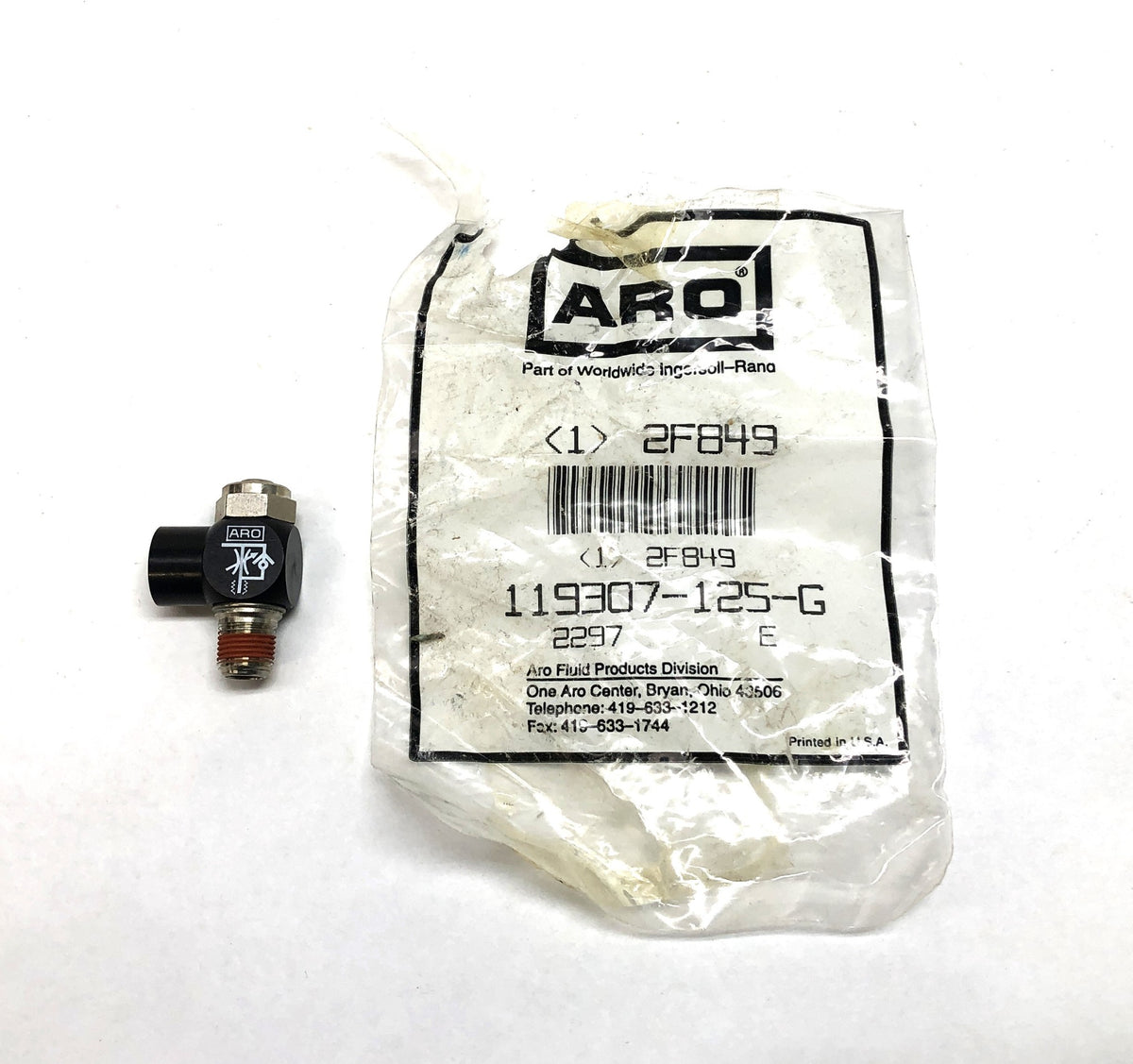 Ingersoll-Rand ARO Flow Control Valve 2F849 NOS ...
