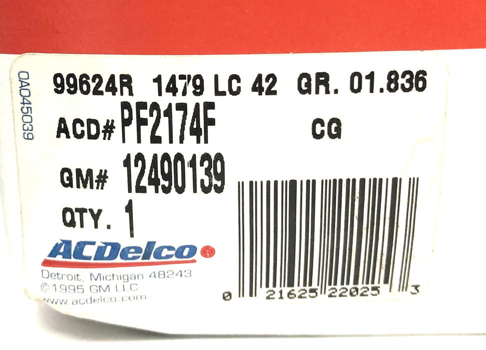AC Delco Oil Filter PF2174F NOS — governmenttransitsurplus.com