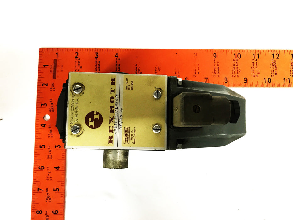 Hydronorma Rexroth Directional Solenoid Valve WL70-4-A-387/4WE10B10/LN ...
