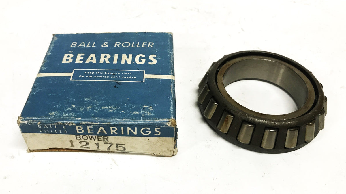 Bower Tapered Roller Bearing Cone 12175 NOS — governmenttransitsurplus.com