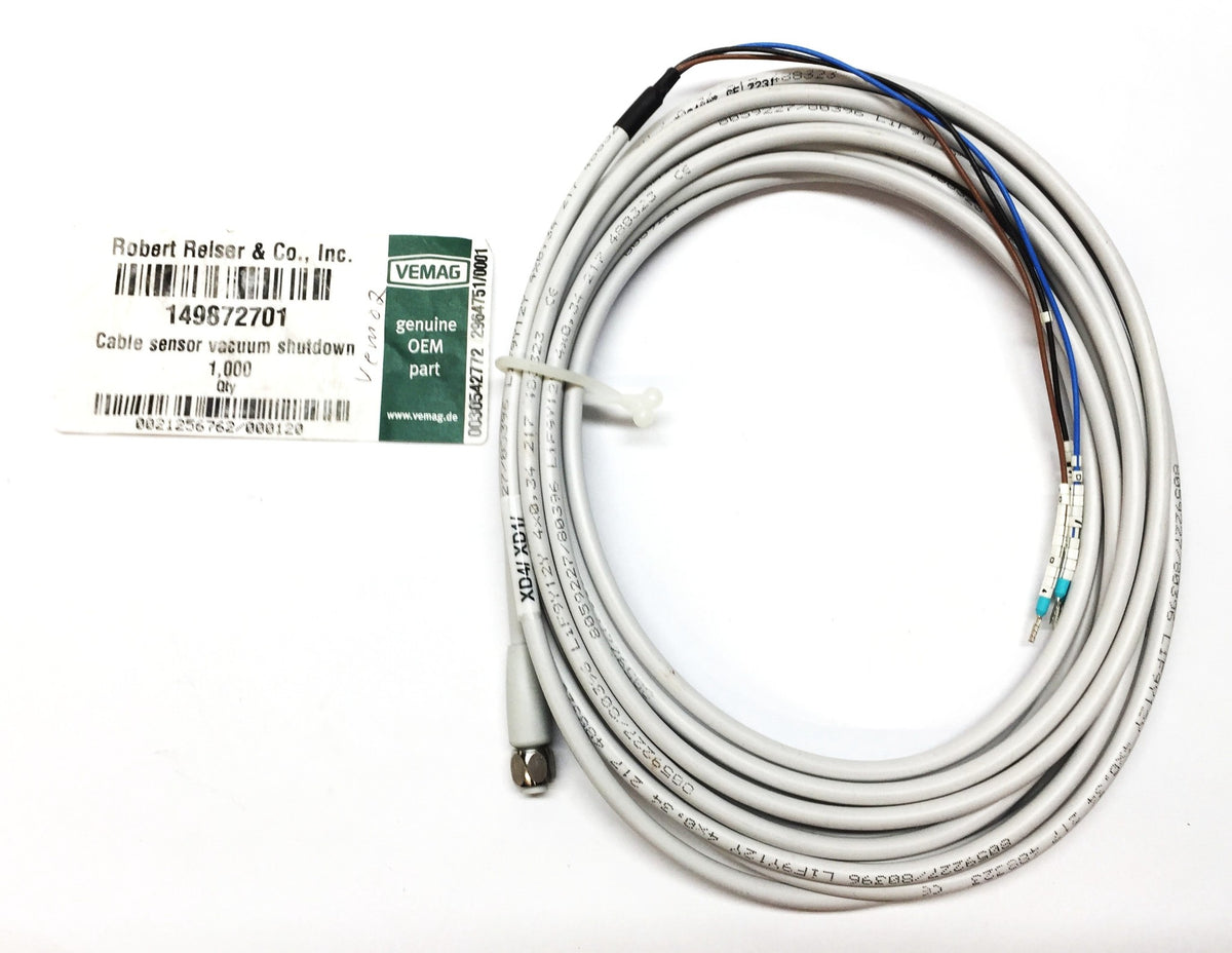 Vemag/Robert Reiser and Co. Cable Sensor Vacuum Shutdown 149872701 NOS ...