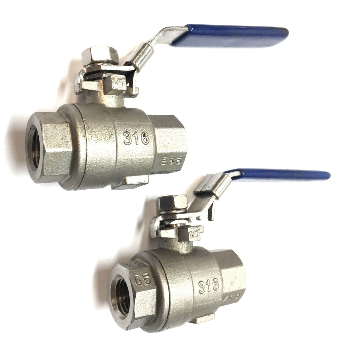Válvula de control de flujo Tru-Flo de 1/2" x 1/2" 1000WOOG [Lote de 2 ...
