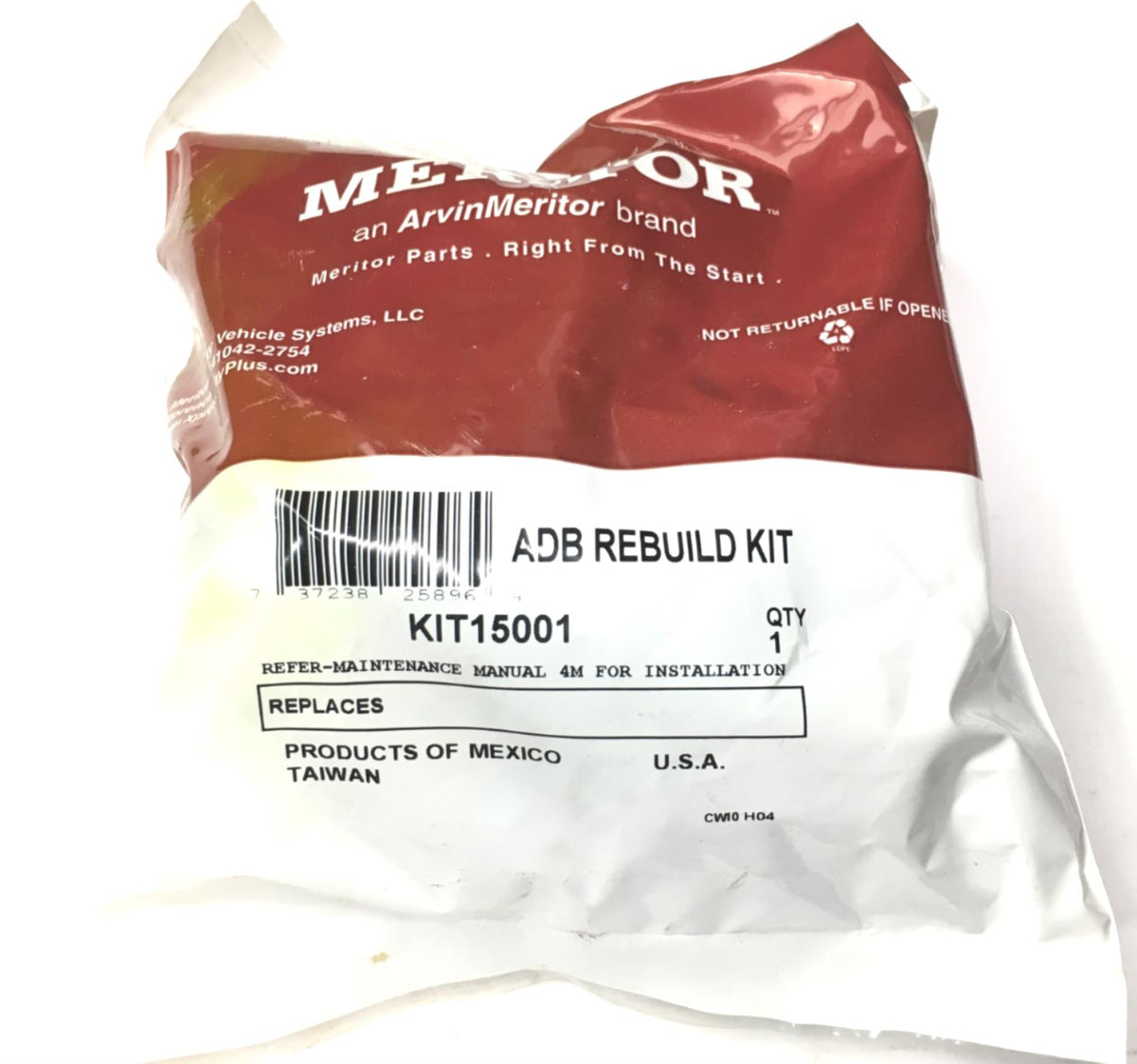 MERITOR GENUINE - ADB REBUILD KIT PN# KIT 15001 NOS ...