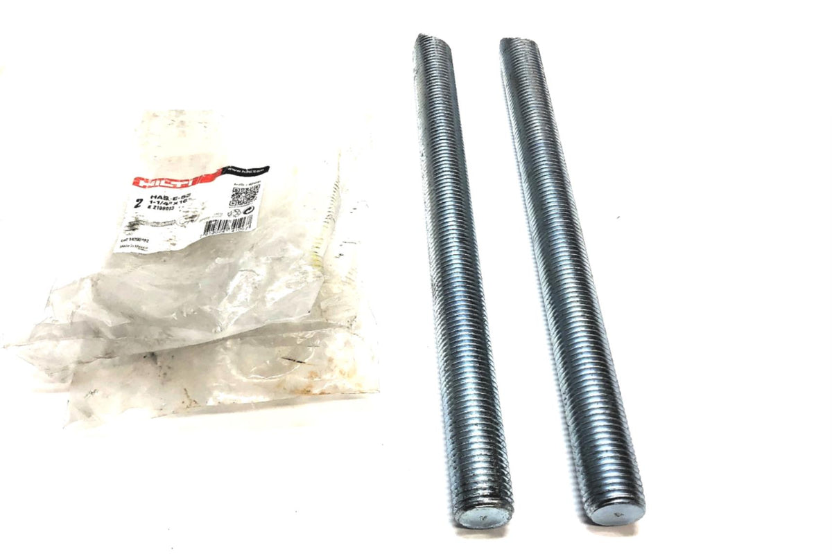 Hilti Pack of (2) 1-14/" x 16" Anchor Bolts 2198013 NOS ...