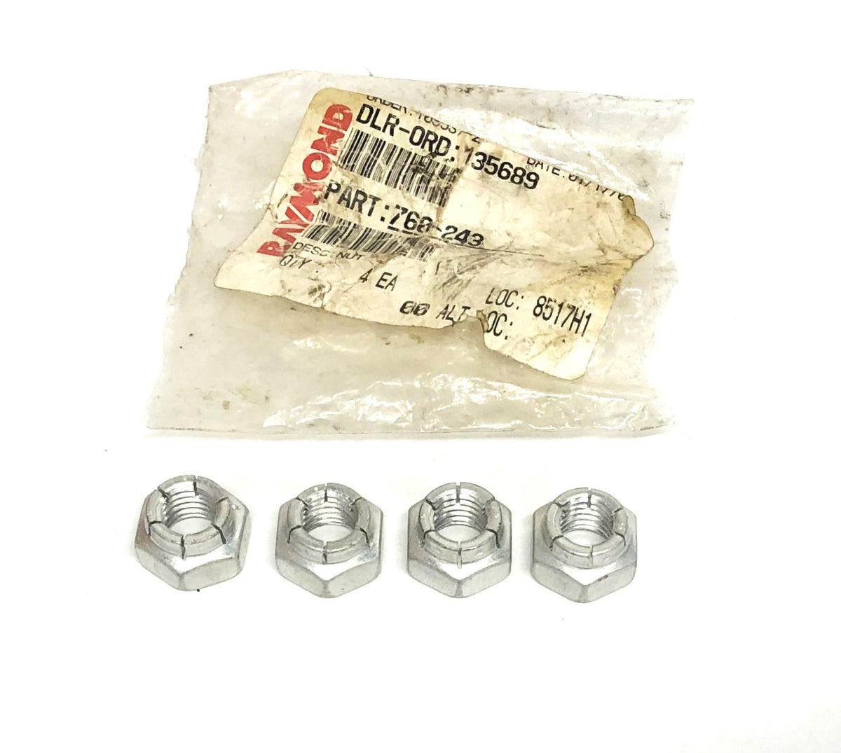 Raymond 1/2 Inch Lock Nut 760-243 [Lot of 4] NOS ...