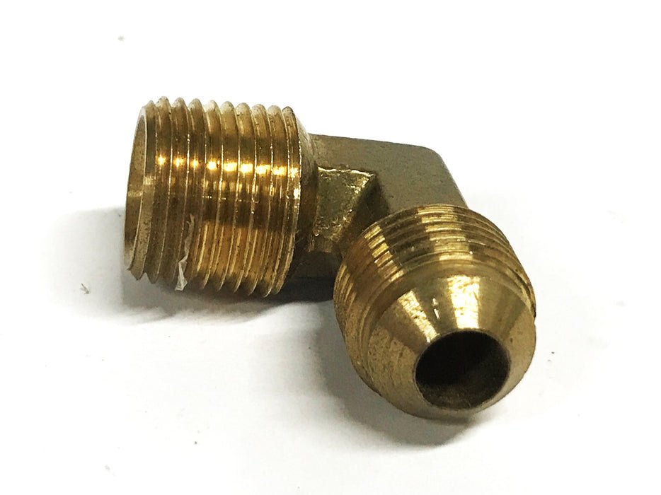 JMC Brass 90 Degree 3/8 inch Flare x 3/8 inch NPT Elbow Coupling [Lot ...