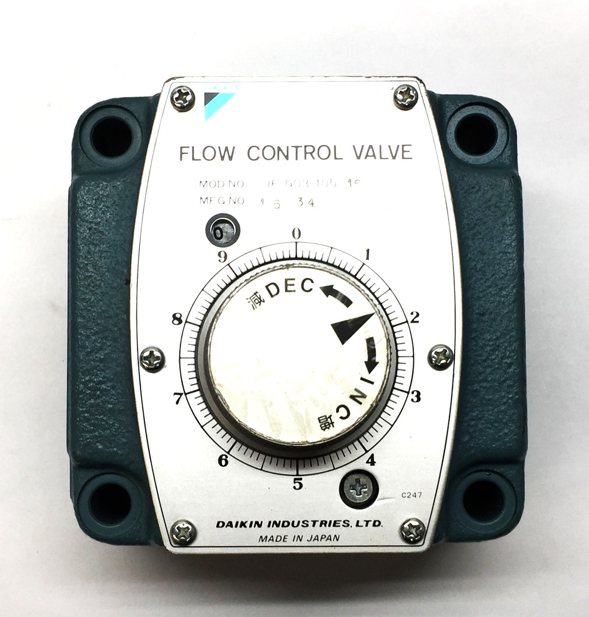 Daikin Flow Control Valve JF-G03-105-16 NOS — governmenttransitsurplus.com