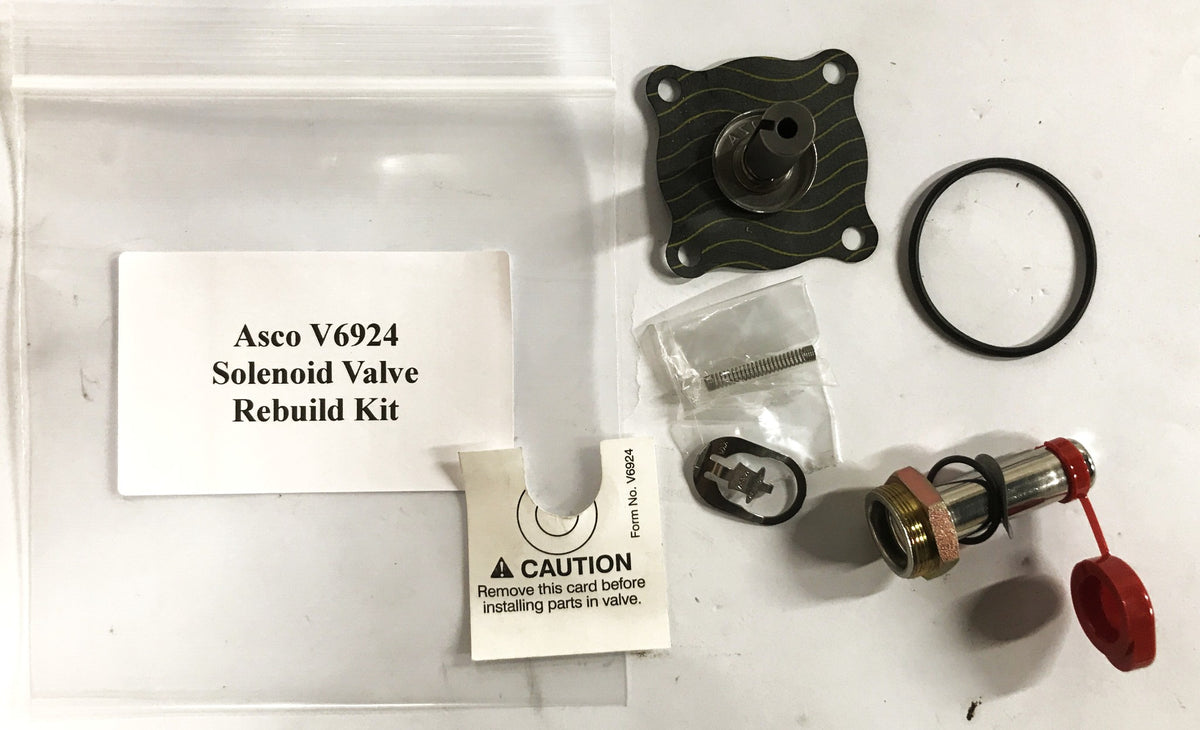 Kit de reconstrucción de válvula solenoide Asco Red Hat V6924 NOS ...