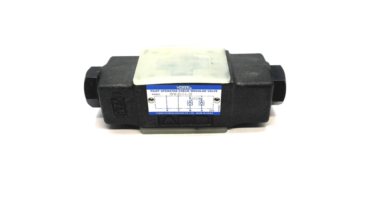 Yuken Pilot Operated Check Modular Valve MPW-01-2-L-70 NOS ...