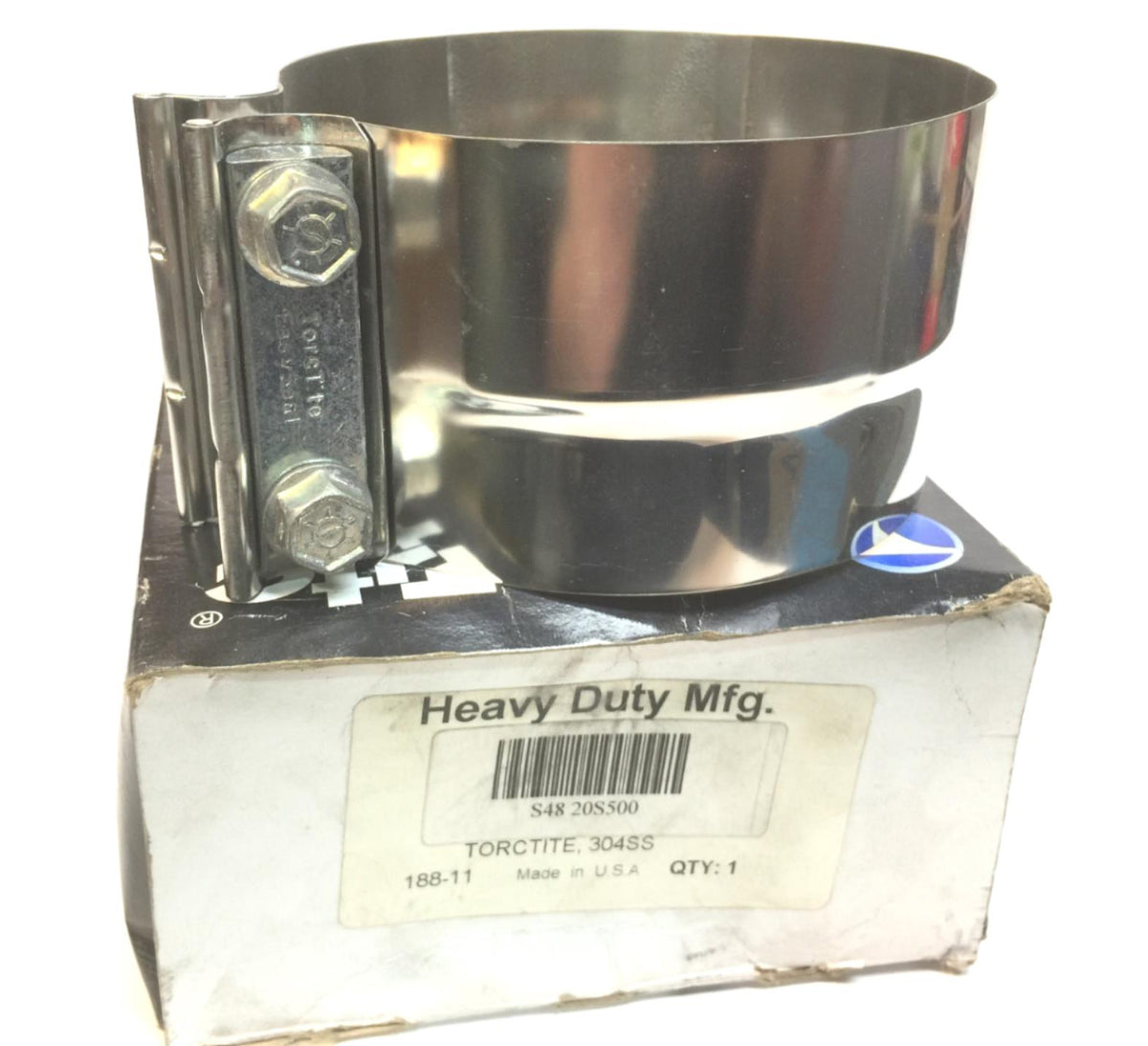 TORCTITE 304SS Preformed Lap Joint Band Exhaust Clamp 5" NOS ...