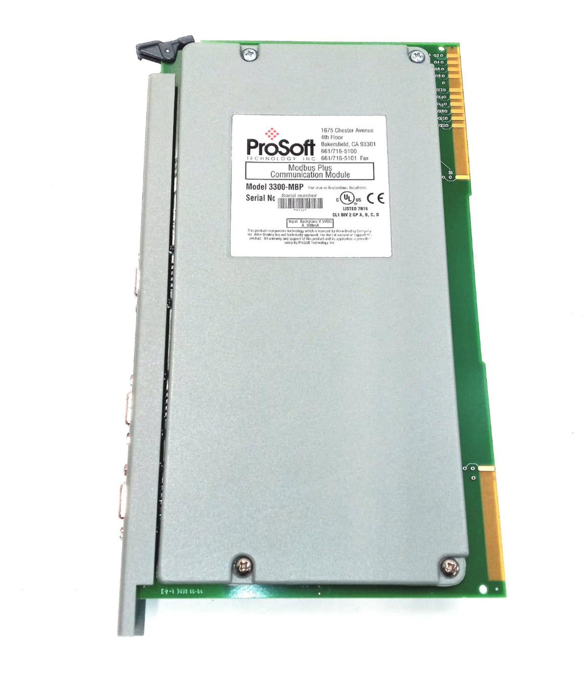 Módulo de comunicación ProSoft Modbus Plus 3300-MBP USADO ...