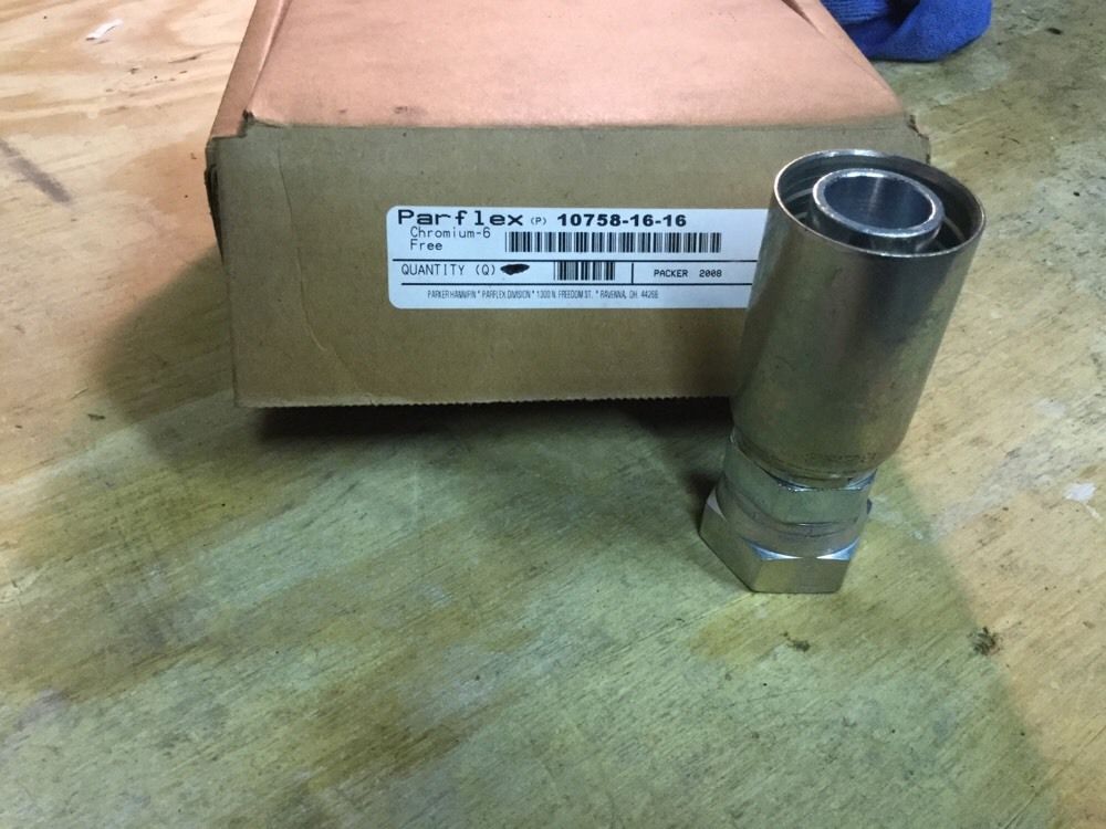 Parker Fitting Parflex 10758 16-16. New Old Stock NOS ...