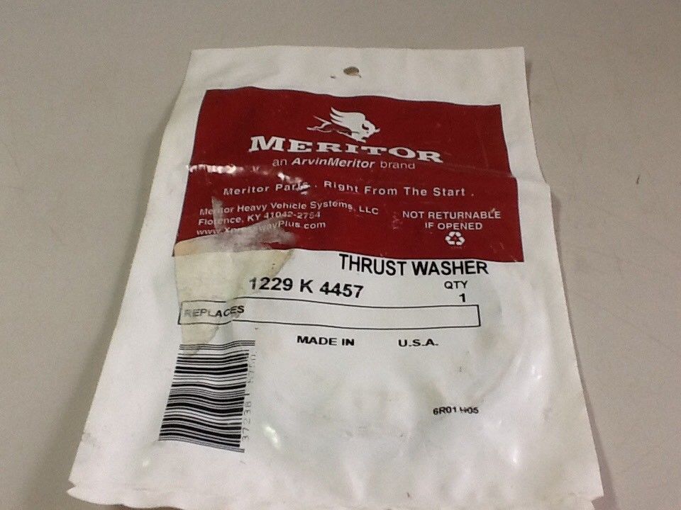 Meritor 1229K4457 Thrust Washer OEM NOS — governmenttransitsurplus.com