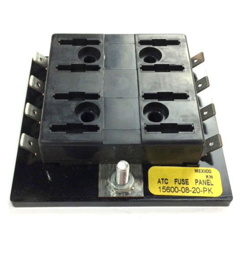 Pollak 8 Position Fuse Panel 52-408P NOS — governmenttransitsurplus.com