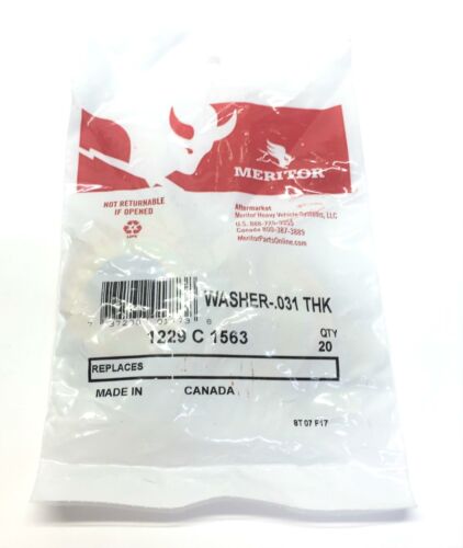 Arvin Meritor Axle Hardware Spacer Washer 1229-C-1563 [Lot of 20] NOS ...
