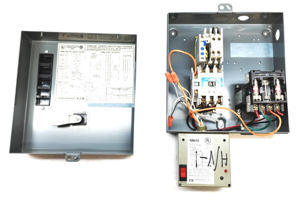 Eaton Cutler-Hammer Enclosure With Transformer And Relays C799AG12 USE ...