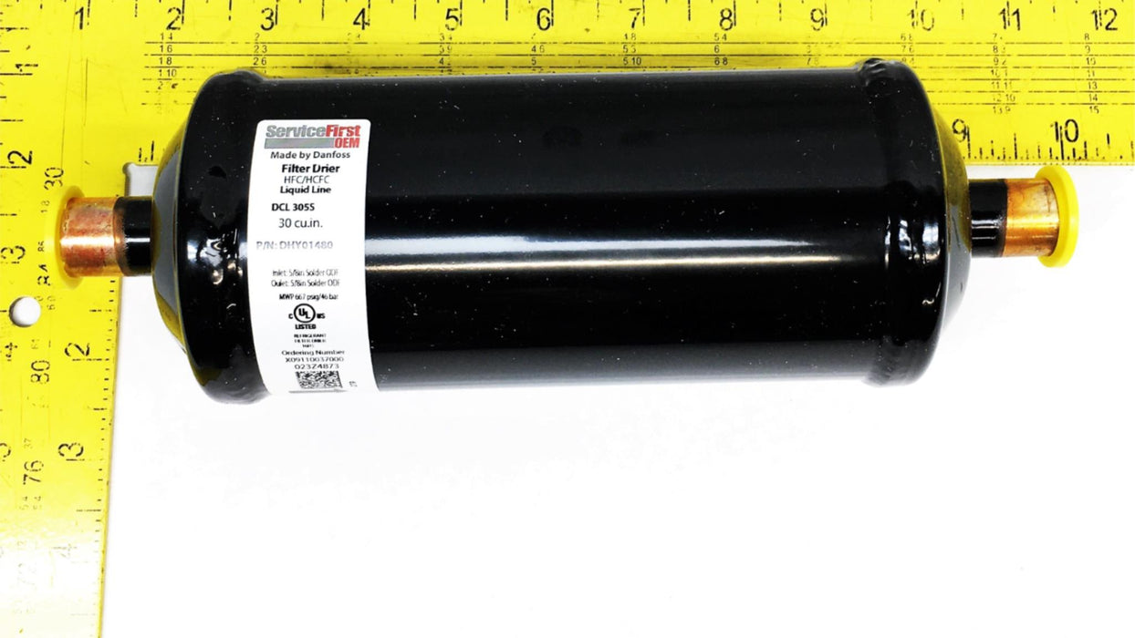Danfoss Service First 30 CU IN Liquid Line Filter Drier HFC-HCFC DCL30 ...