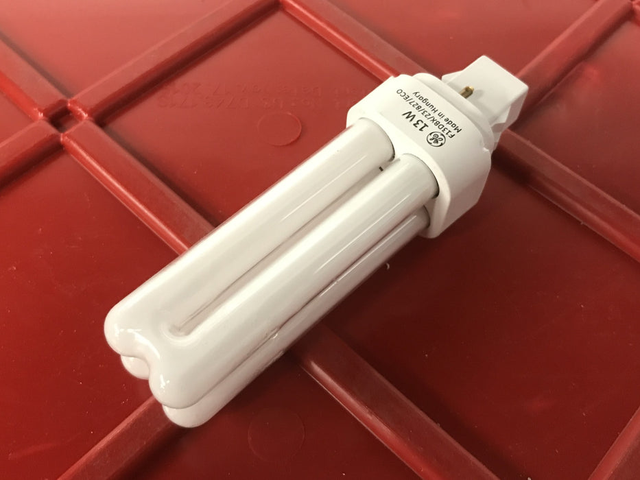 General Electric 13 Watt 2 Pin Quad-Tube Fluorescent Lamp 97586 [Lot o ...