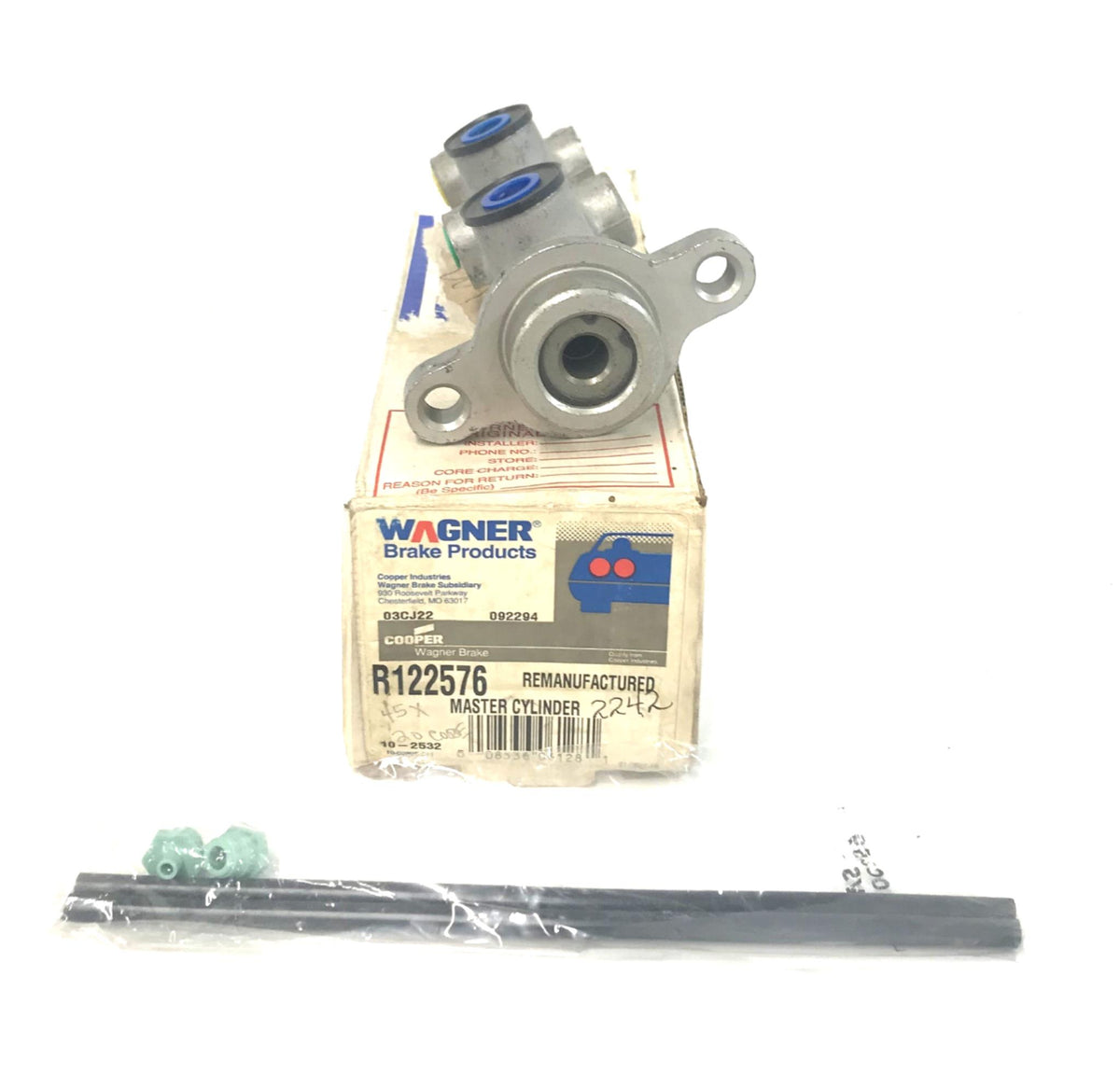 Wagner Brake Master Cylinder R122576 REMANUFACTURED ...