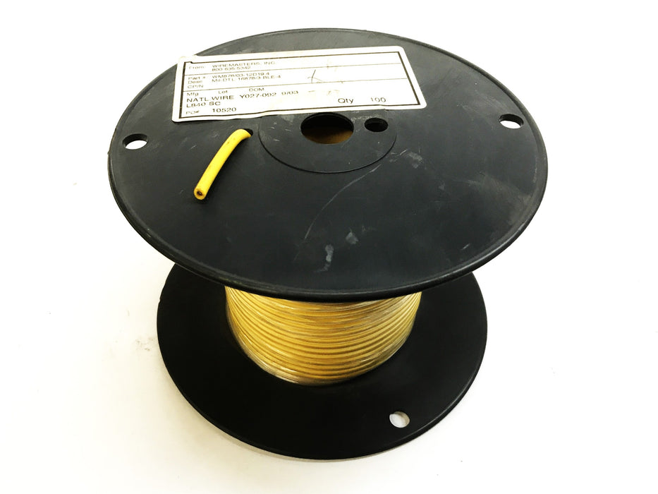 National Wire Electrical Hookup Wire, 100 Foot Roll, MIL-DTL-16878/3-B ...