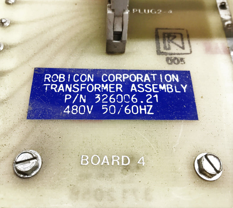 Robicon 480V 50/60HZ Transformer Assembly 326006.21 — governmenttransitsurplus.com