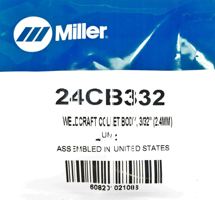Miller Weldcraft Collet Body 24CB332 3/32" (2.4mm) [Lot of 10] NOS ...