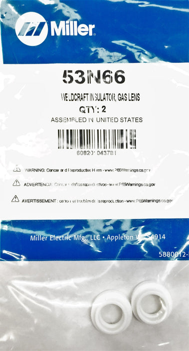 Miller Weldcraft Insulator Gas Lens 53N66 [Lot of 2] NOS ...
