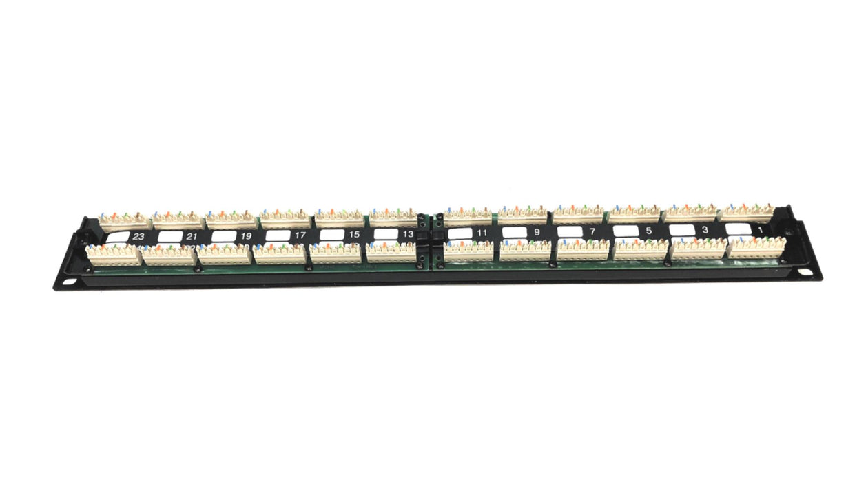 Black Box 24 Port Category 5E Rack Mount Patch Panel 33889 NOS ...