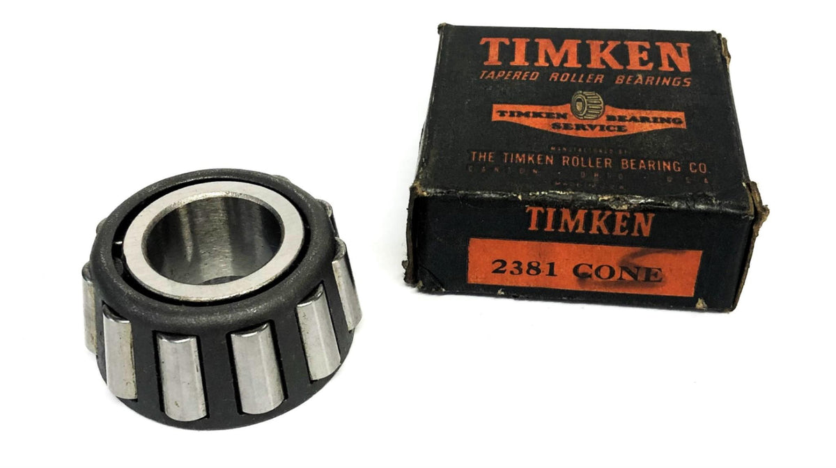 Timken Tapered Roller Bearing Cone 2381 NOS — governmenttransitsurplus.com