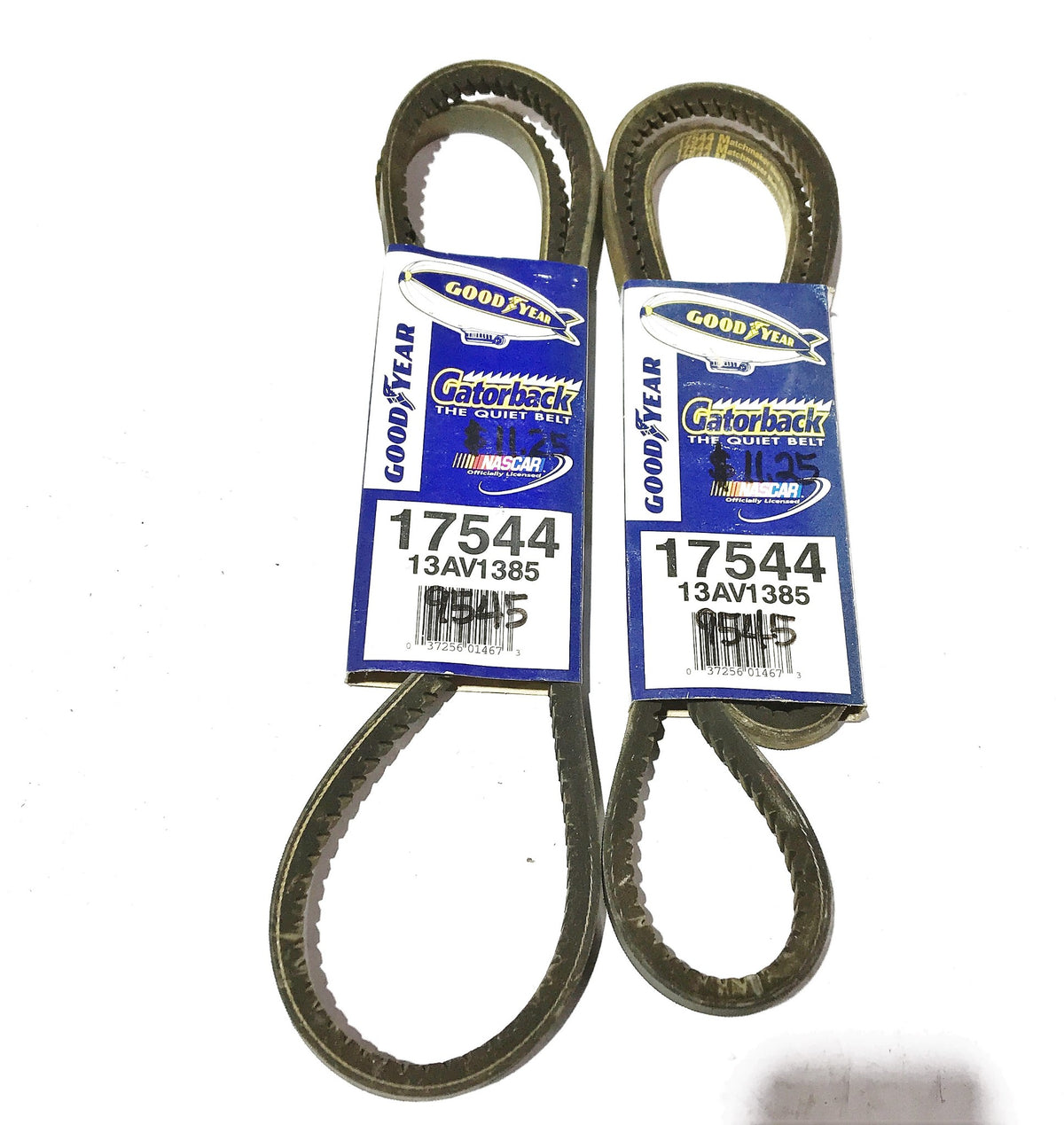 Goodyear "Gatorback" Cogged V-Belt 17544 [Lot of 2] NOS ...
