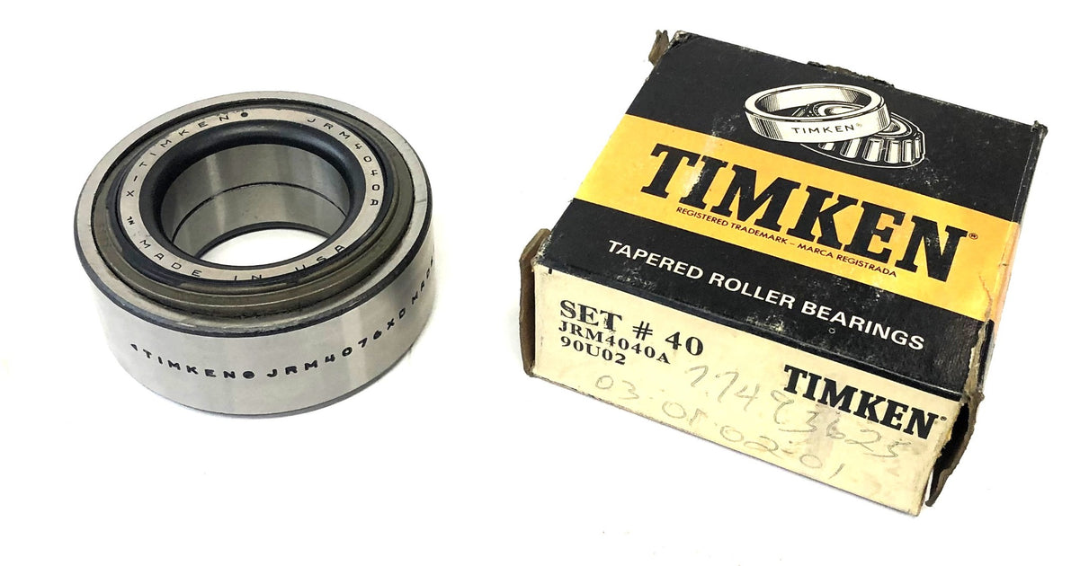 Timken Radial Tapered Roller Bearing JRM4040A NOS ...