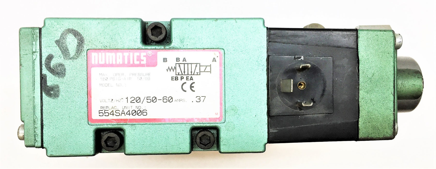 NUMATICS Directional Control Valve Assembly 554SA4006/554RS131J NOS ...