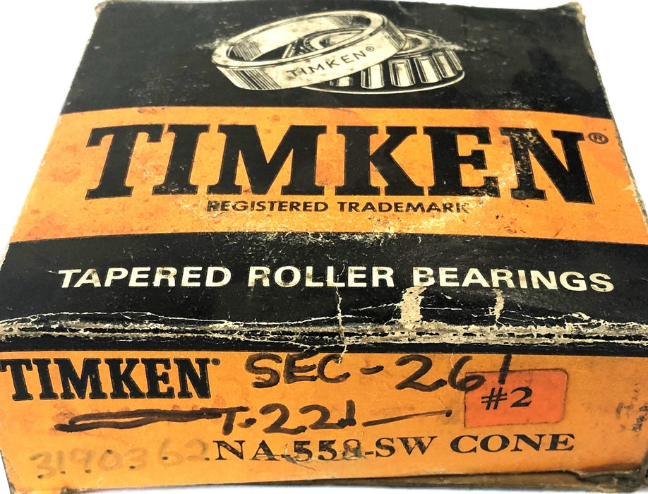 Timken Tapered Roller Bearing Cone NA558-SW NOS ...