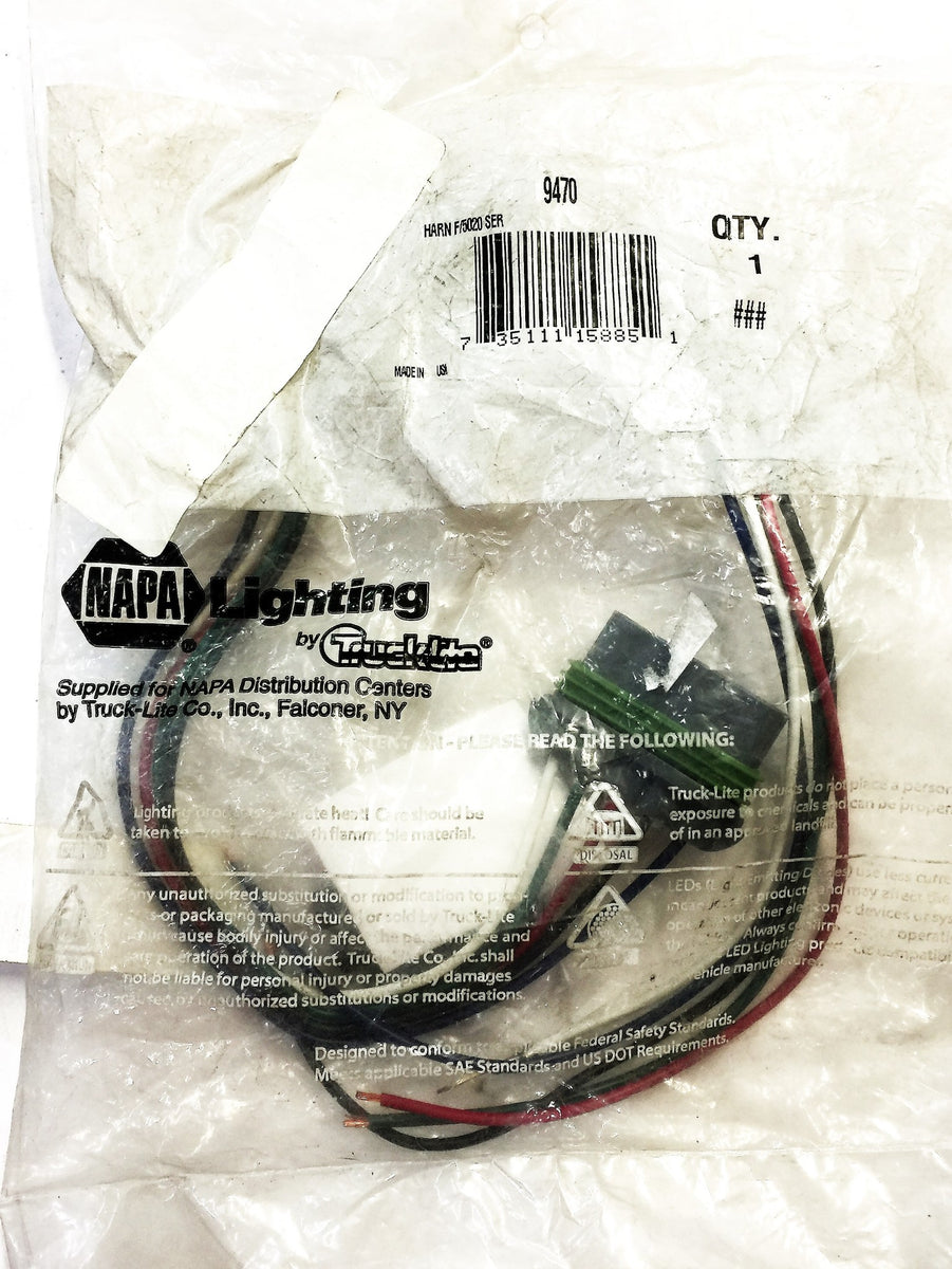 NAPA Lighting Wire Pigtail 9470 NOS – governmenttransitsurplus.com