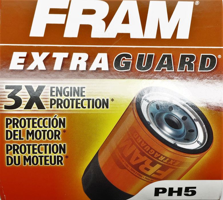 FRAM Extra Guard Oil Filter PH5 [Lot of 2] NOS ...