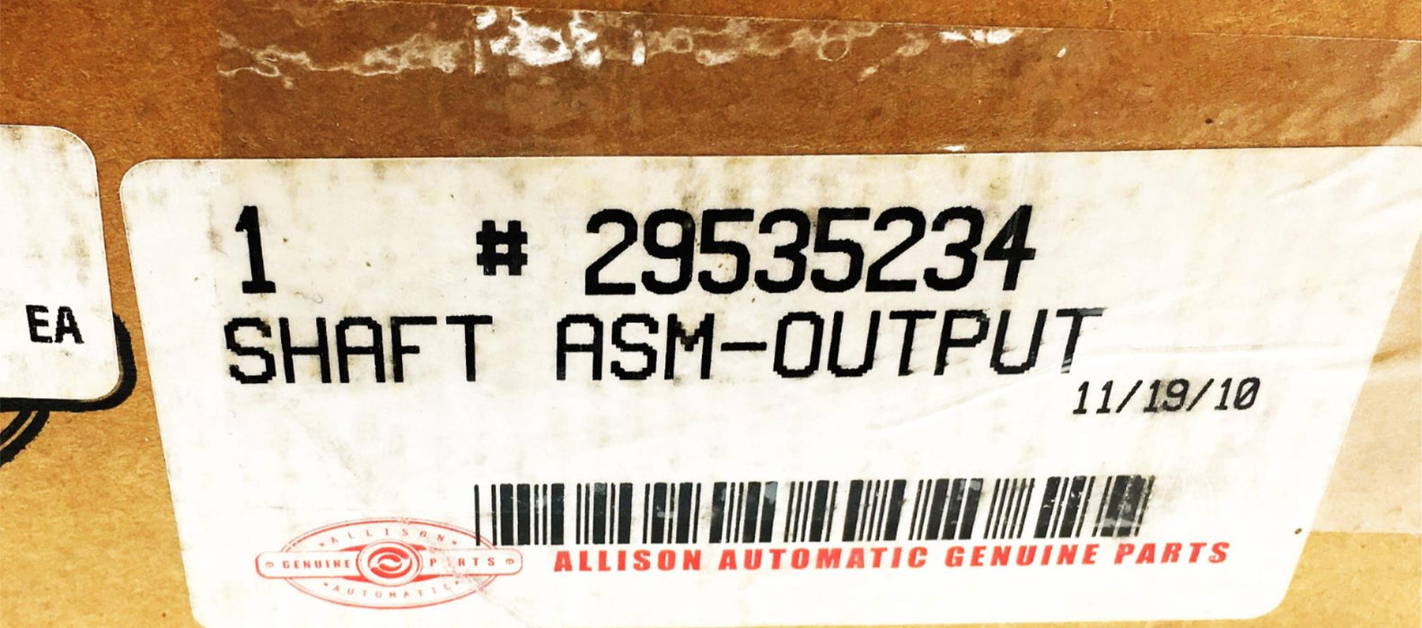 Allison Transmission Output Shaft Assembly 29535234 NOS ...