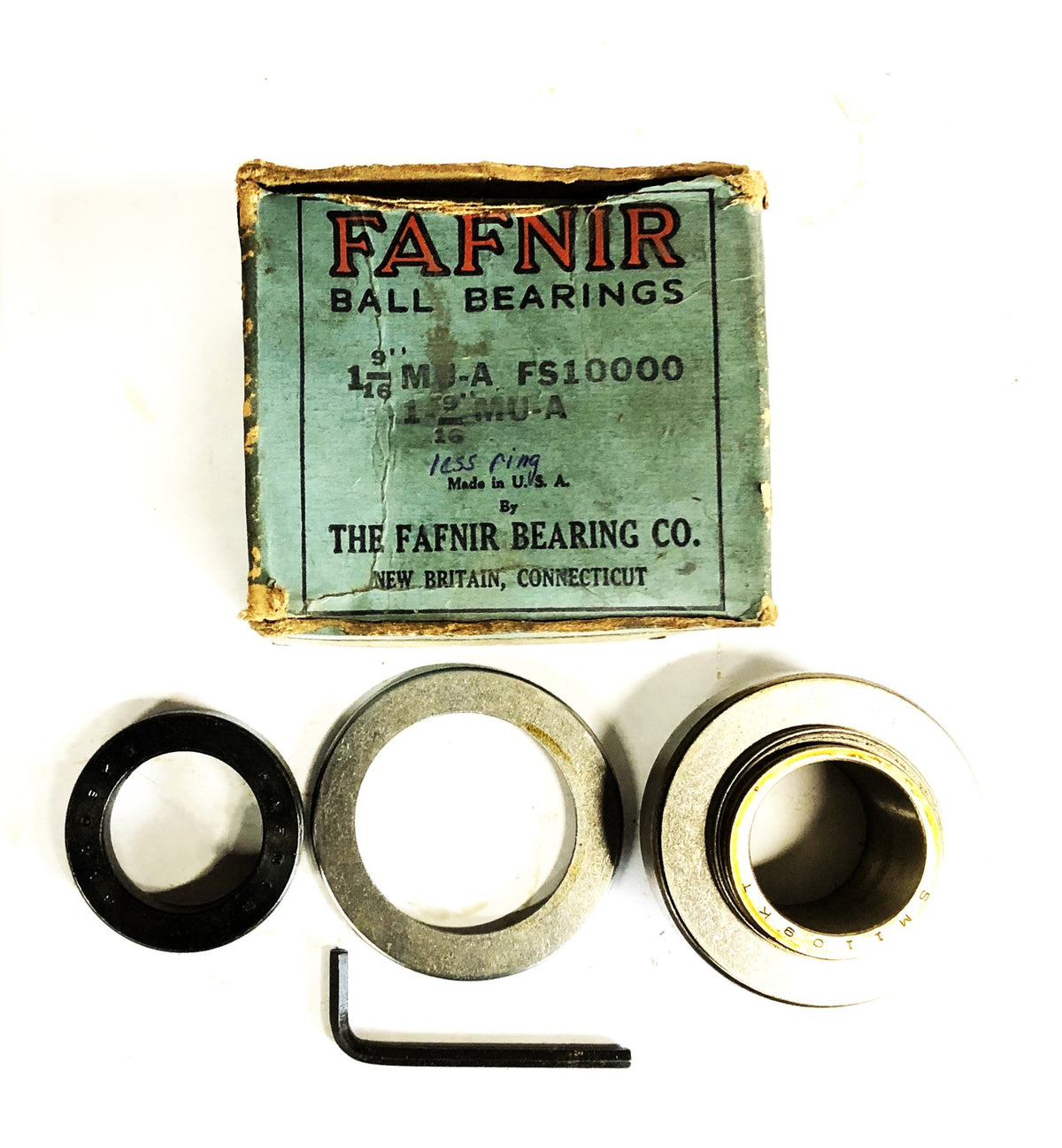 Fafnir Ball Bearing Insert MUA 1-9/16 FS10000 (SM1109KT) NOS ...