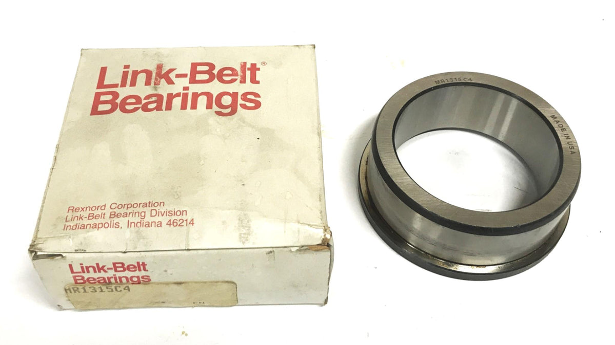 Link-Belt Cylindrical Roller Bearing Flanged Inner Ring MR1315C4 NOS ...