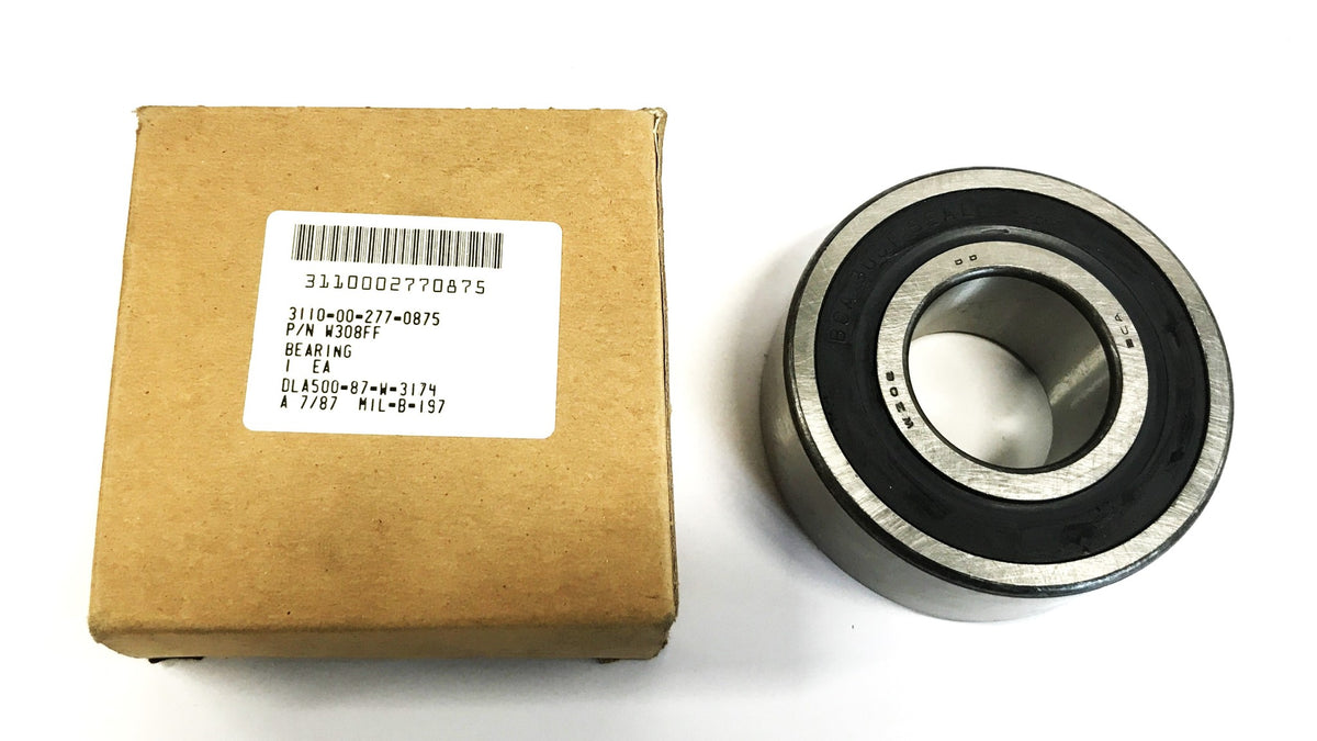 BCA 3-1/2 inch x 1-1/2 inch Ball Bearing W308FF (W308DD) NOS ...