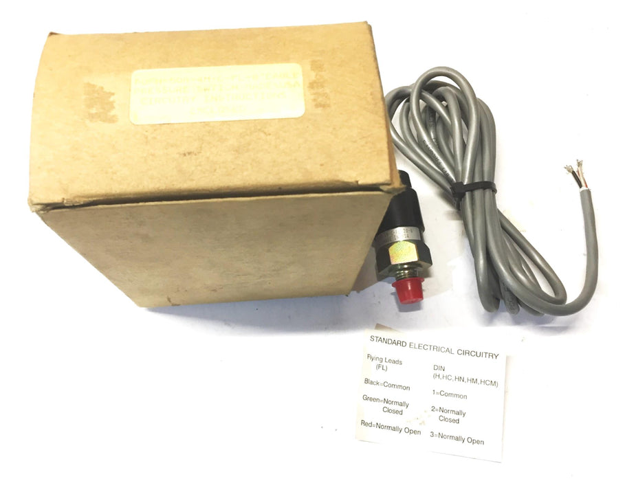 PDI Pressure Switch PDFH-50R-4M-C-FL-8' Cable NOS ...