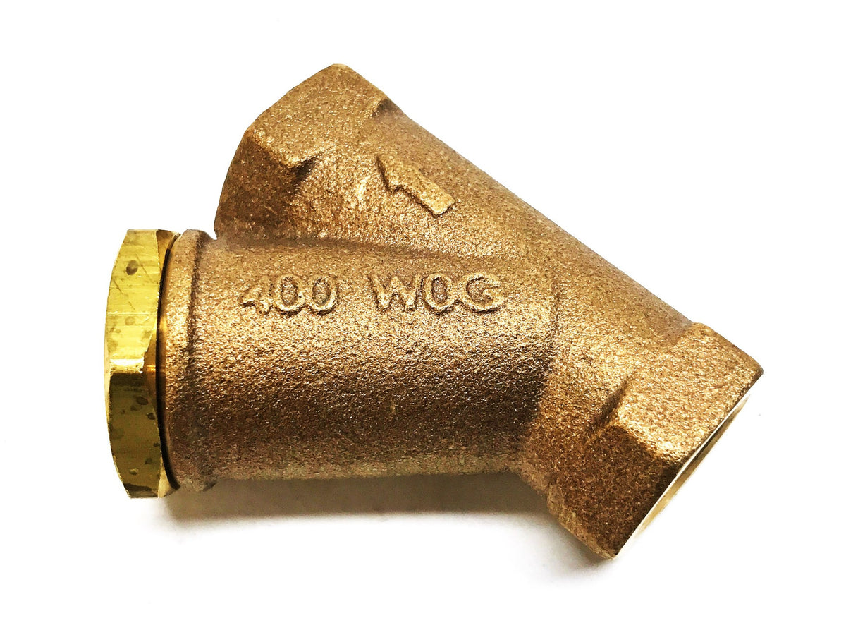 Conbraco 1/2" Bronze Strainer Valve 400 WOG NOS ...