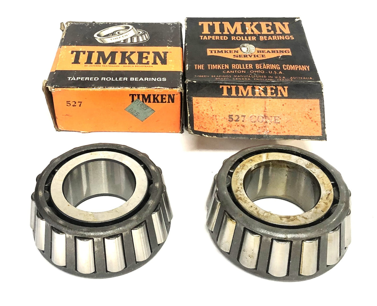 Timken Tapered Roller Bearing Cone 527 [Lot of 2] NOS — governmenttransitsurplus.com