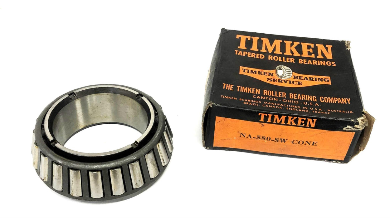 Timken Tapered Roller Bearing Cone NA-580-SW NOS ...