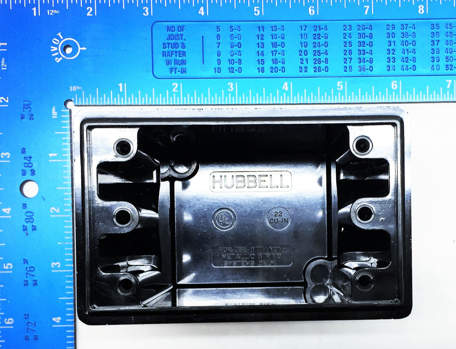 Hubbell HBL6080 Weatherproof Box 3D939 NOS — governmenttransitsurplus.com