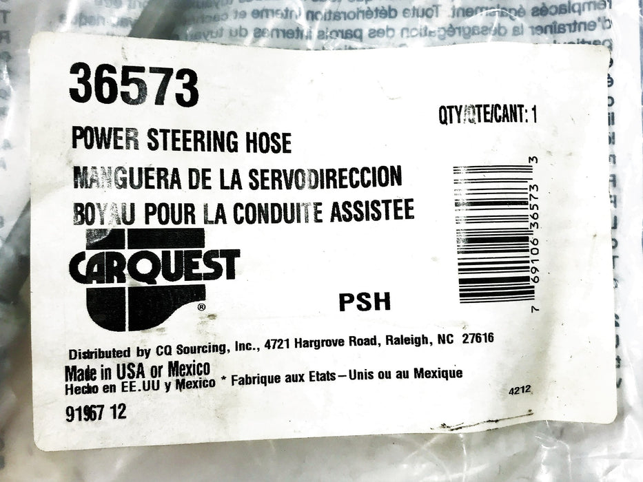 CarQuest Power Steering Hose 36573 NOS — governmenttransitsurplus.com