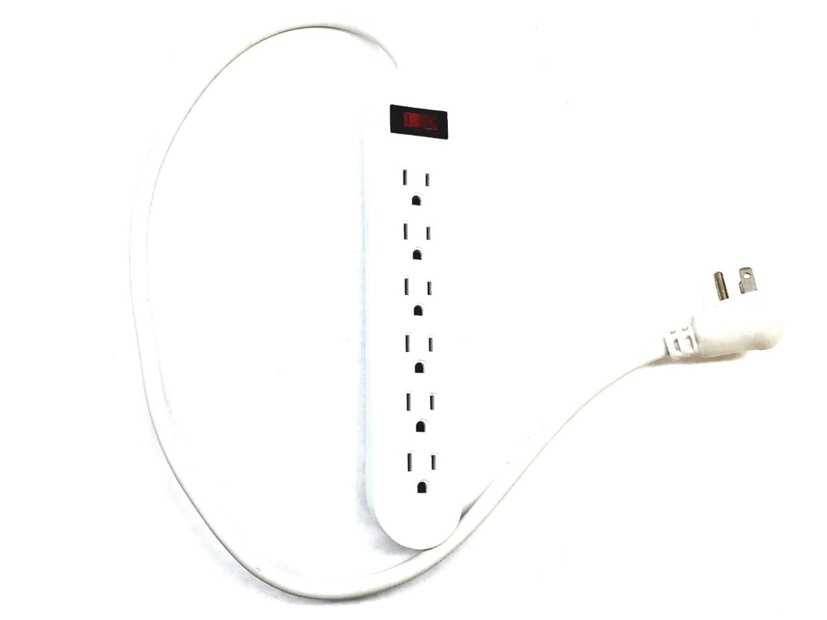 Intertek 15A 125VAC 60Hz 1875W 6 Outlet Power Strip 5009873 [Lot of 2 ...