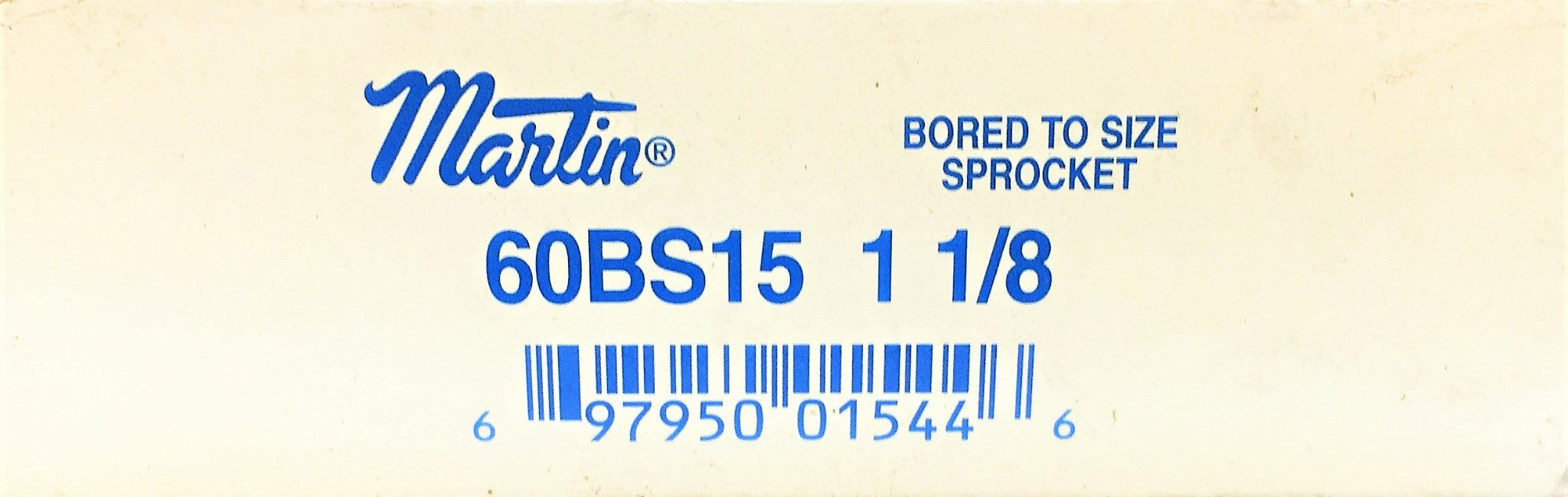 Martin Roller Chain Sprocket 60BS15 1-1/8" [Lot of 2] NOS ...