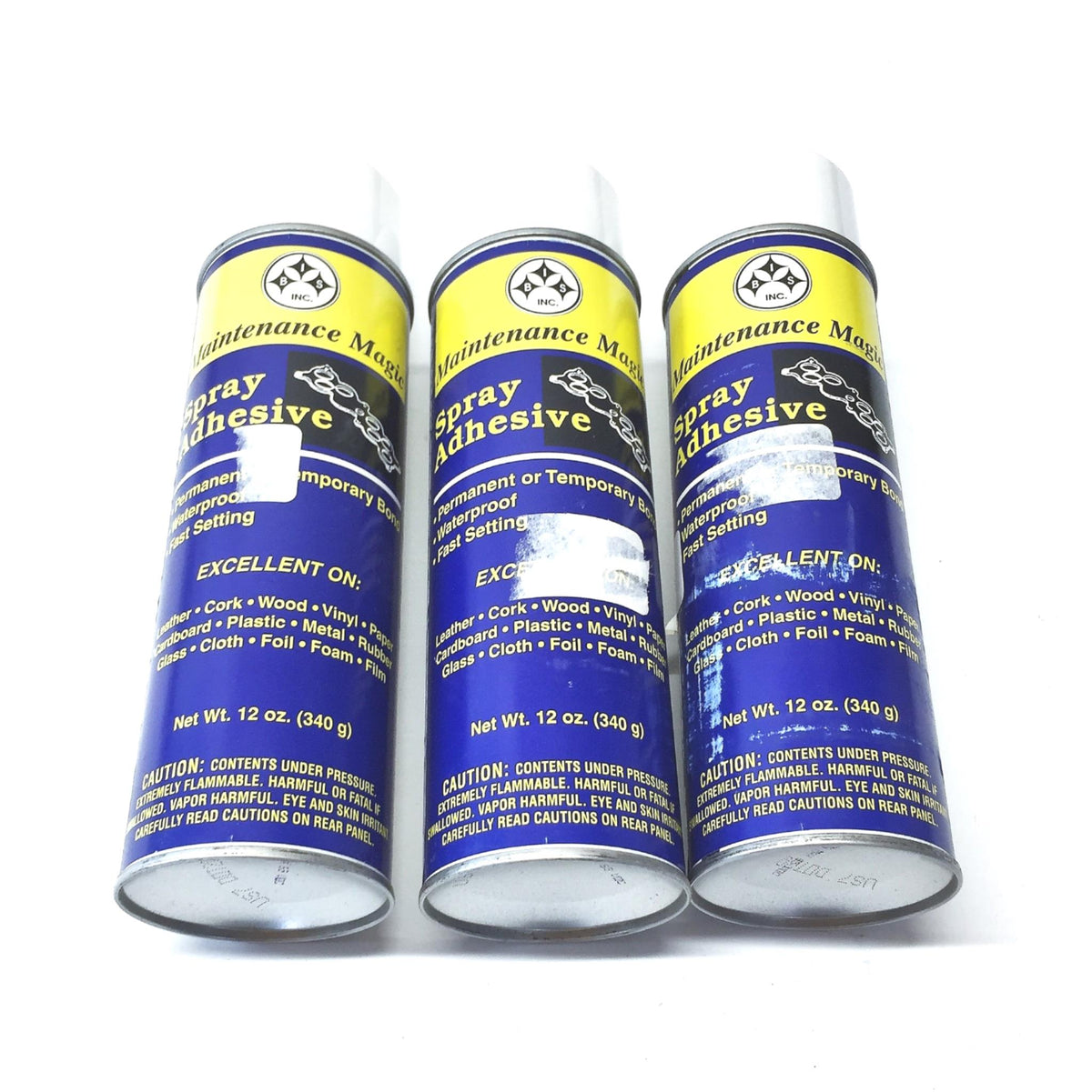 IBS Incorporated 12 Oz. Spray Adhesive 74130 [Lot of 3] NOS ...