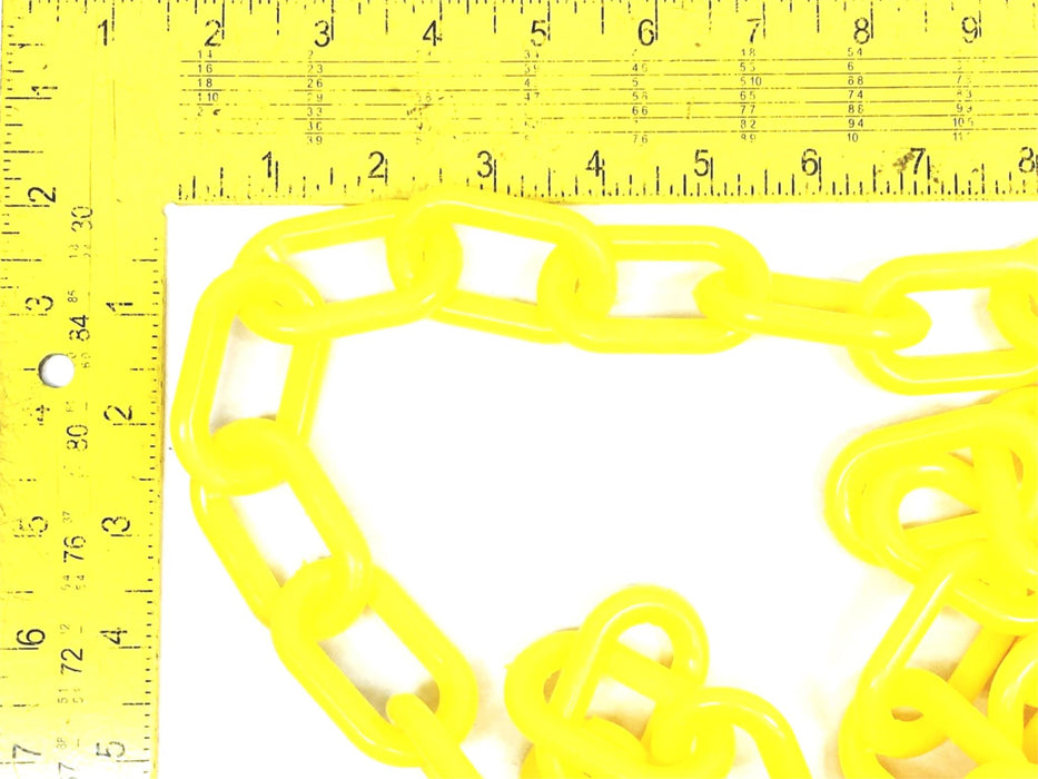 Mr. Chain 100 Foot Yellow 2 Inch Heavy Duty Plastic Chain Barrier 5100 ...