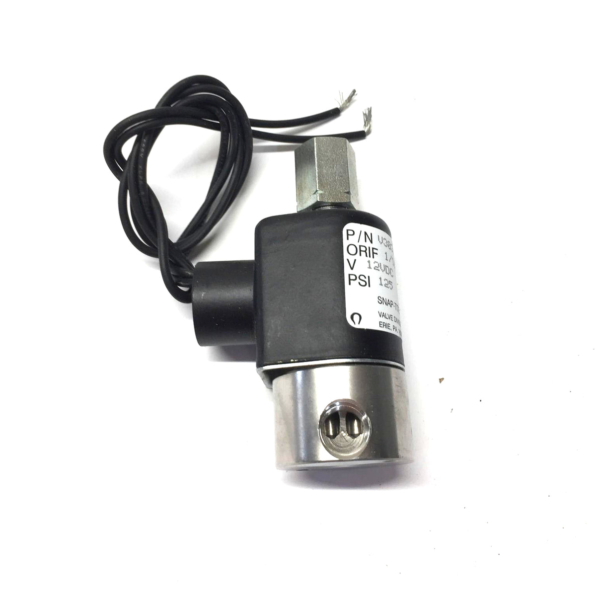 Snap-Tite/Allied Solenoid Valve 12VDC 125PSI 11W V30312-RVSV NOS ...